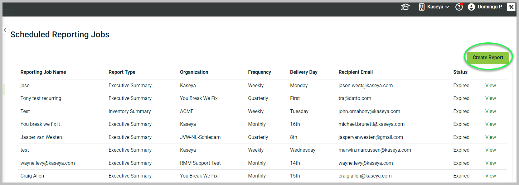 Getting started with reporting