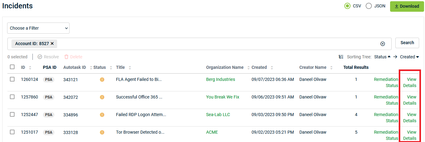 RocketCyber Remediation Actions Overview