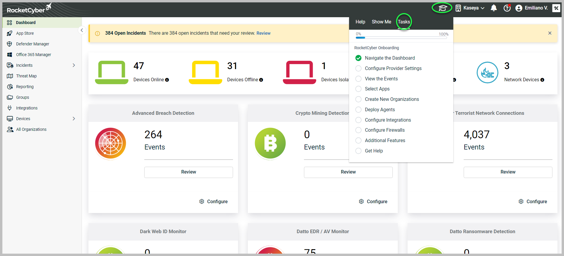 Getting started with Kaseya 365