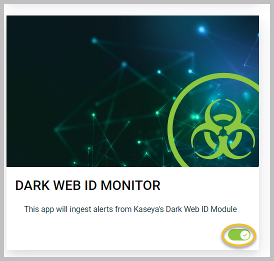 Configuring Dark Web ID